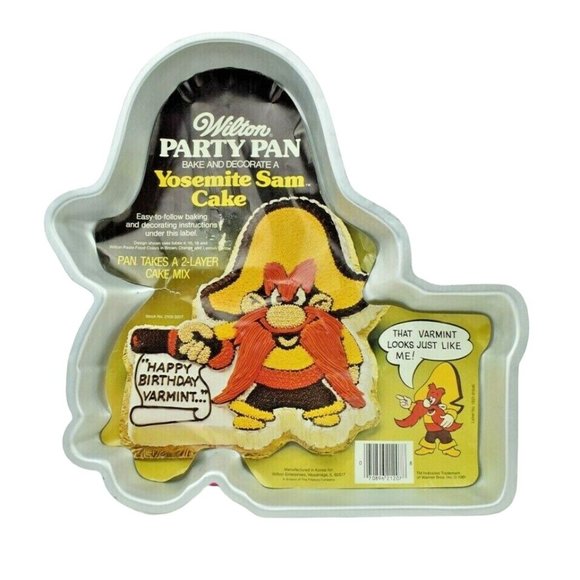 Wilton | Kitchen | Wilton Yosemite Sam Cake Party Pan No Recipe Book ...